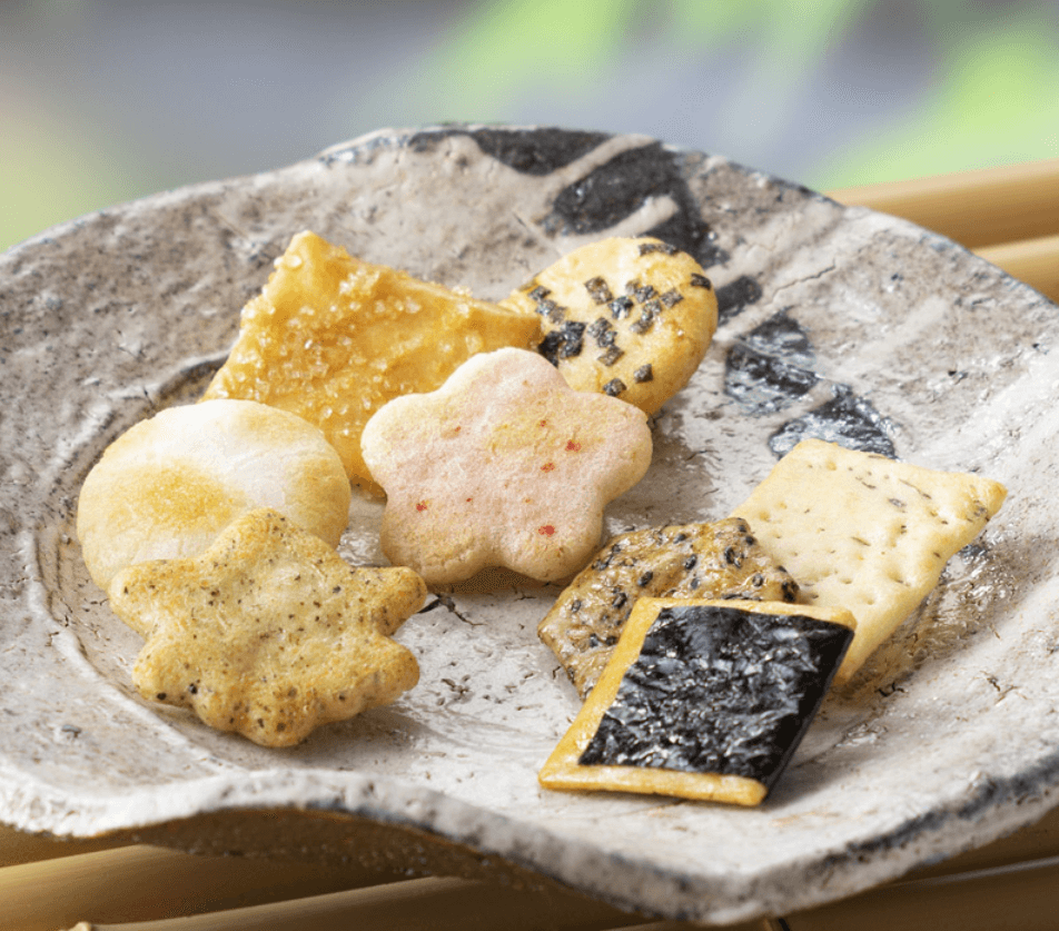 【日本進口食品】日本京都六角蕪村庵NO.1 山春秋仙貝禮盒 | meimaii 美賣